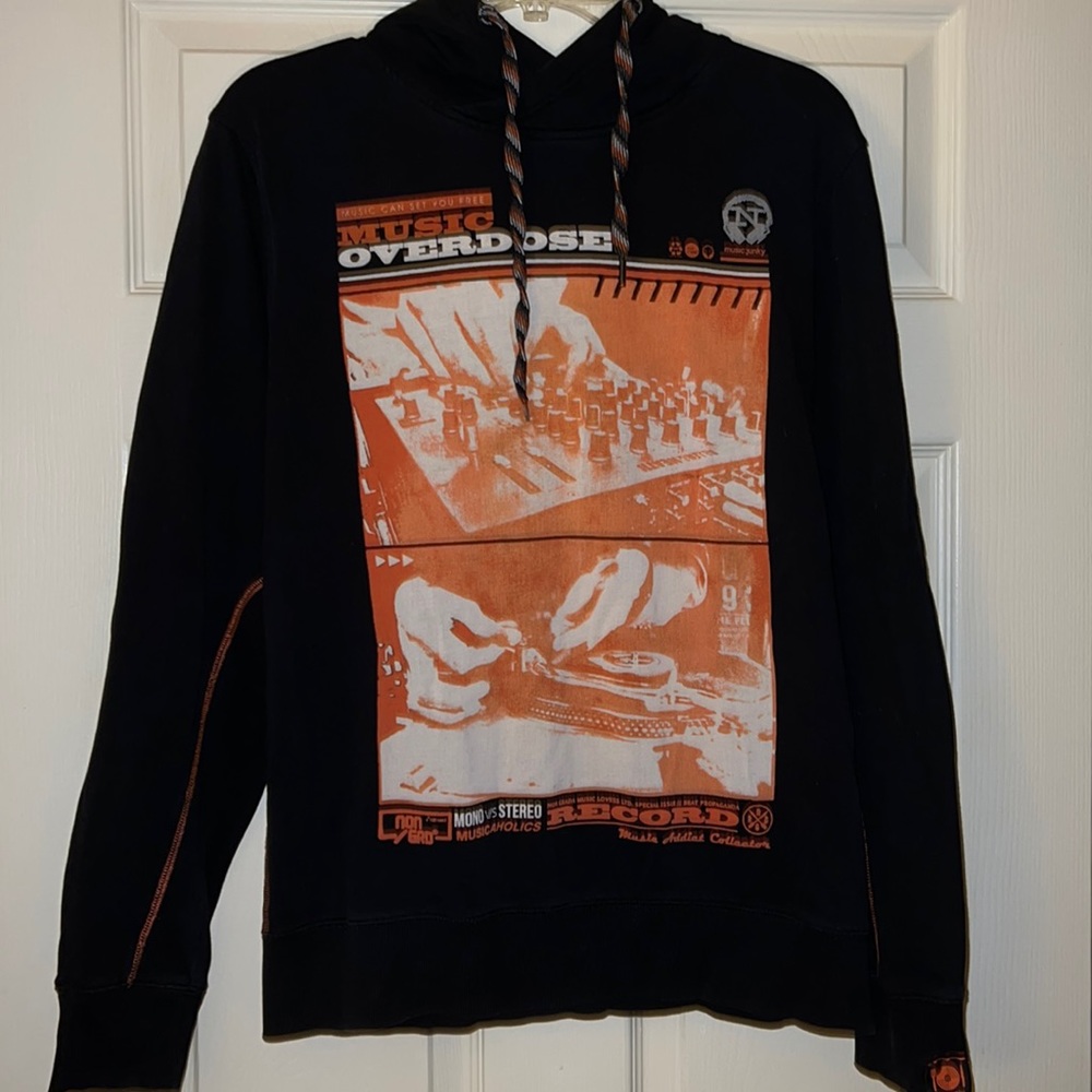 Non Grada Music Junky Graphic Hoodie - Gem
